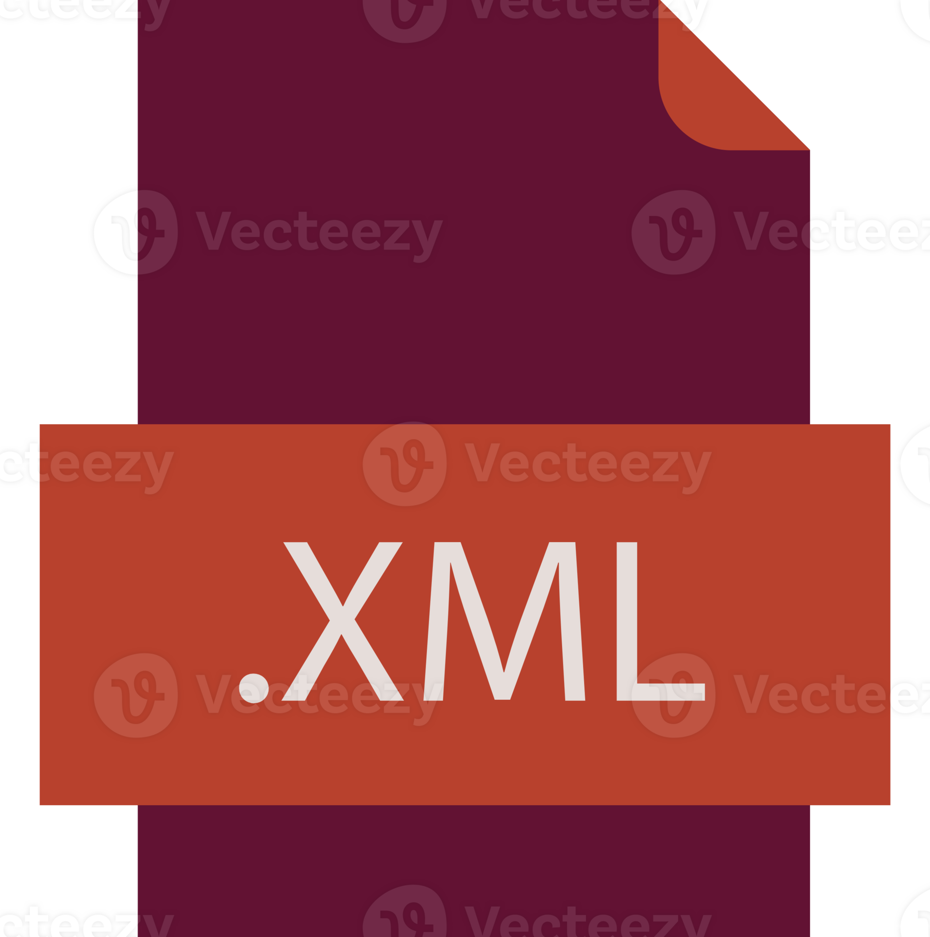 Xml File Icon Fill Crisp Corners With Doted Lines Design Element