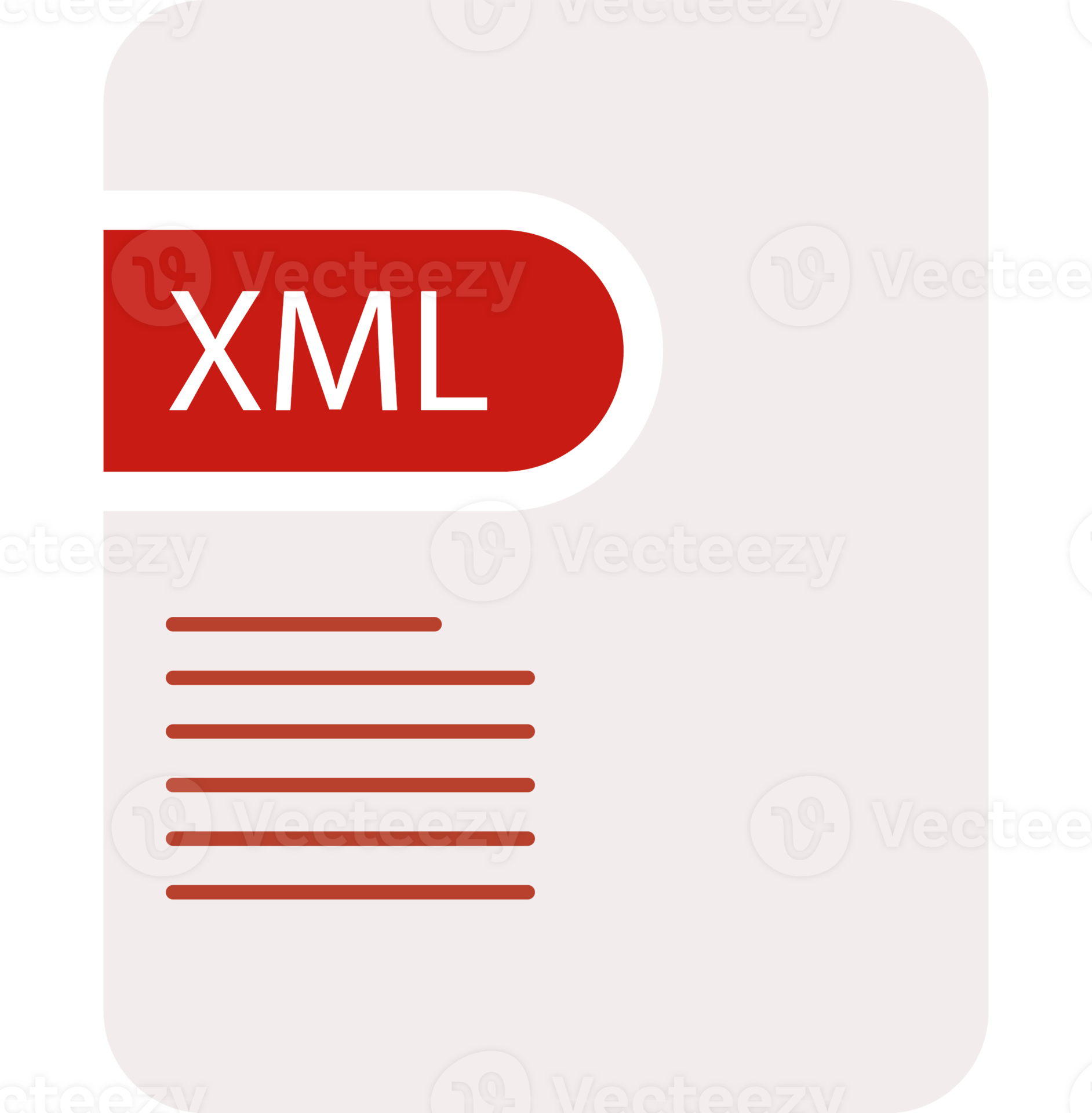 Modern Xml File Icon Deep And Minimal 57326024 PNG