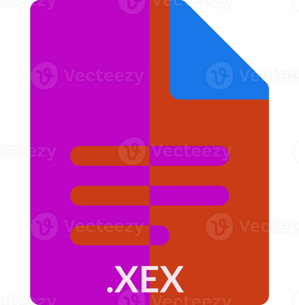 xex icono 2 color combinación mezcla Arte 57326110 PNG