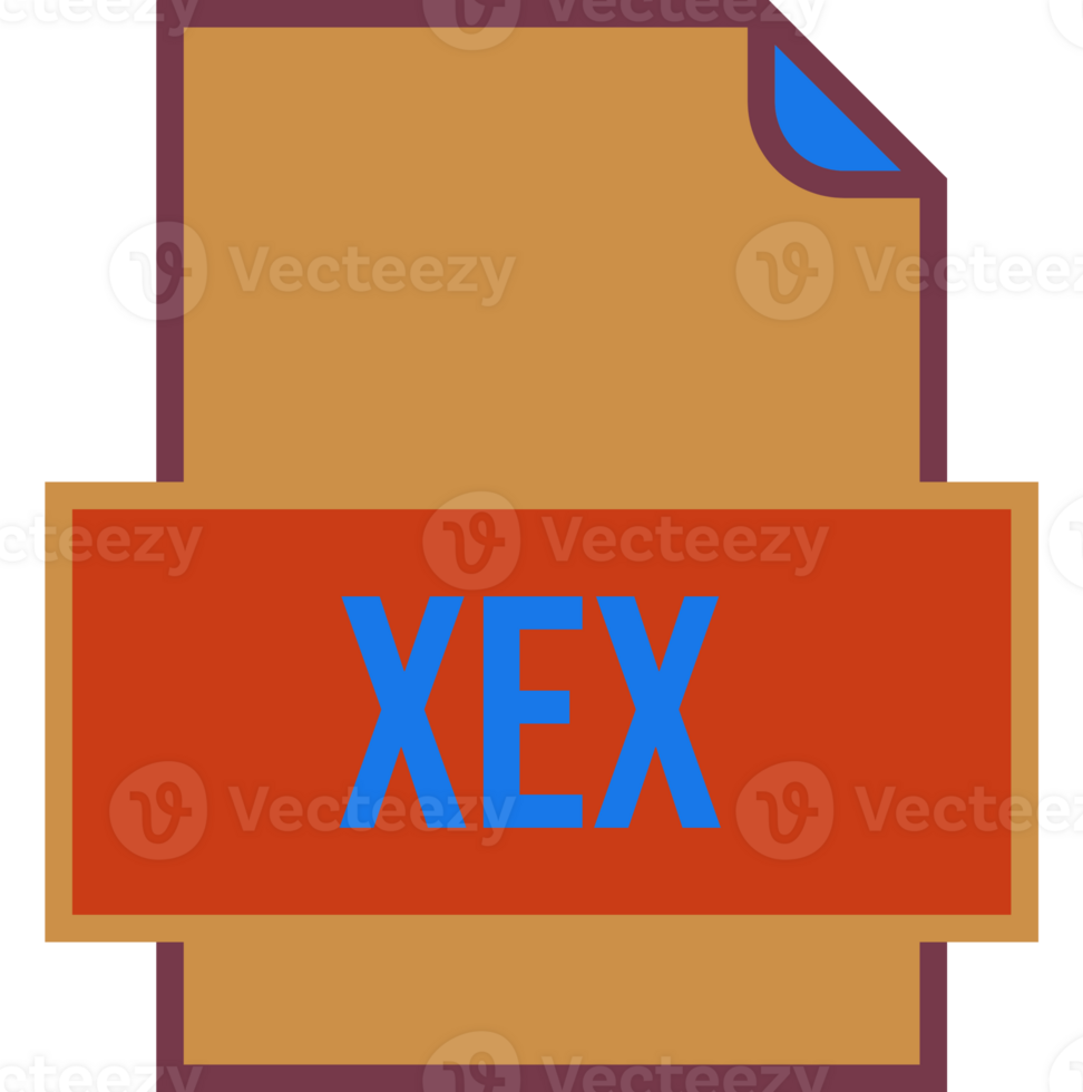 Creative Xex File Icon Fill And Outline Crisp Corners Graphic 57326125 Png
