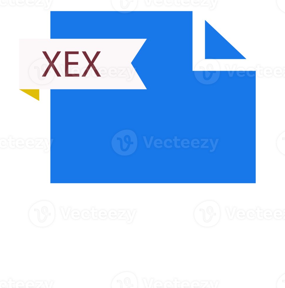 Xex File Format Icon Roe Color Fill Design Element 57326144 PNG