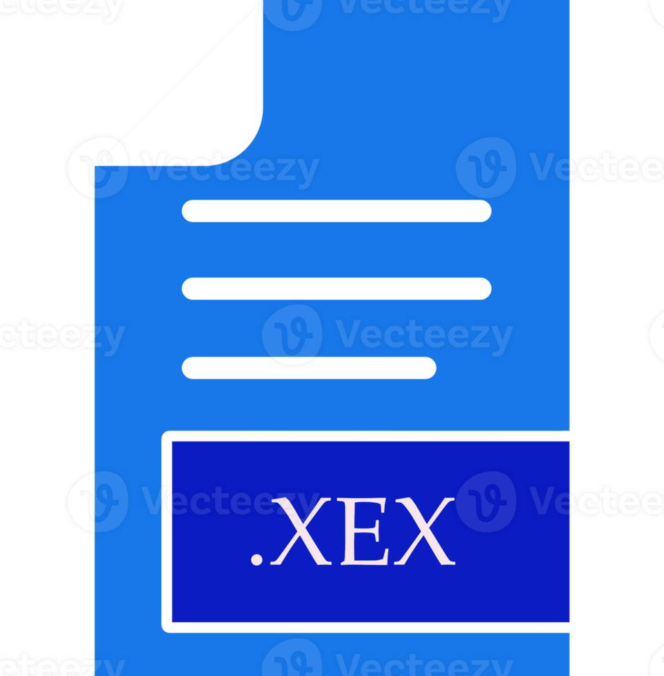 Xex File Format Icon Fill Inside Illustration 57326169 PNG