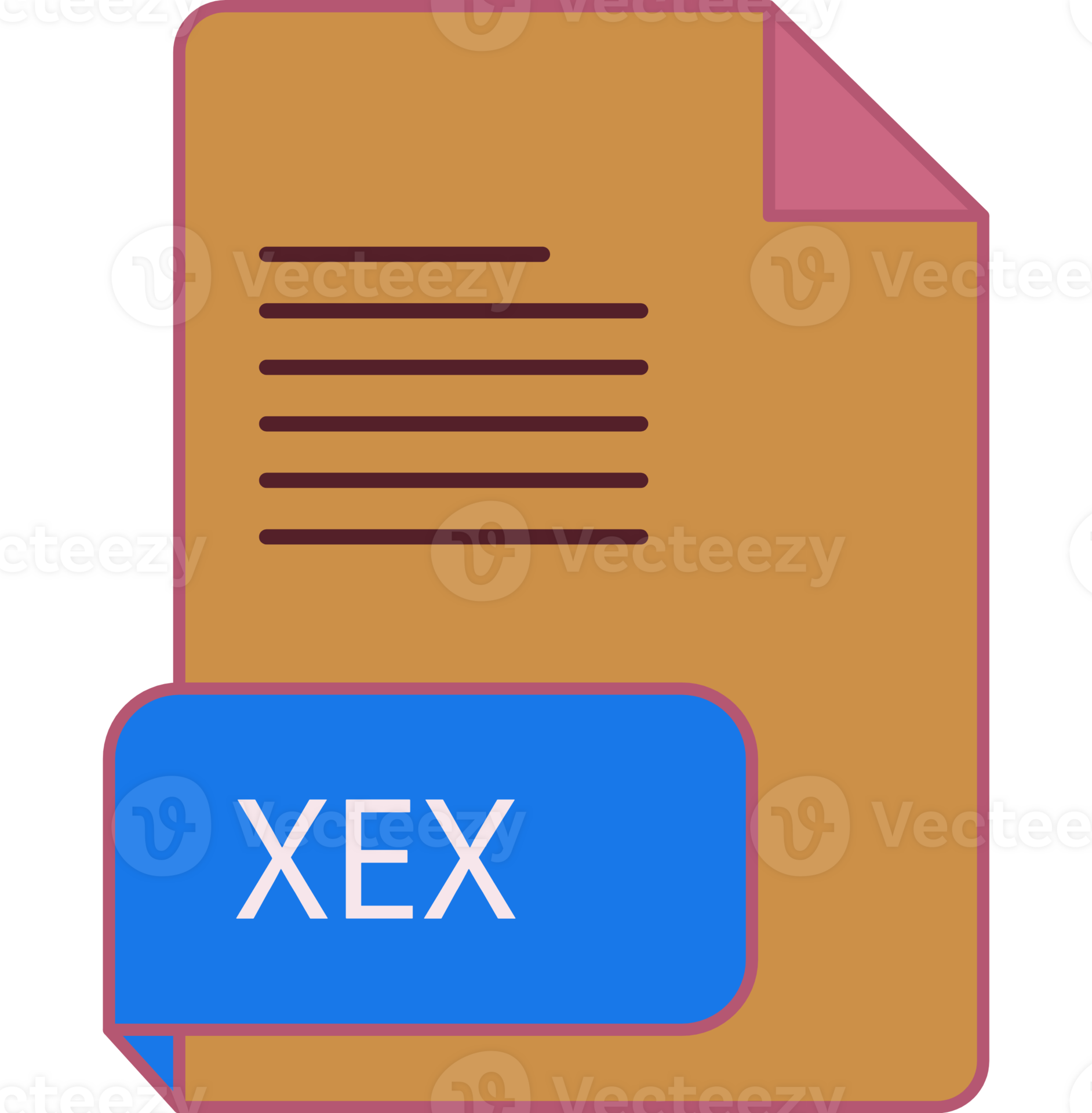 Xex File Extension Icon Rounded Lines And Crisp Corners Art 57326179 PNG