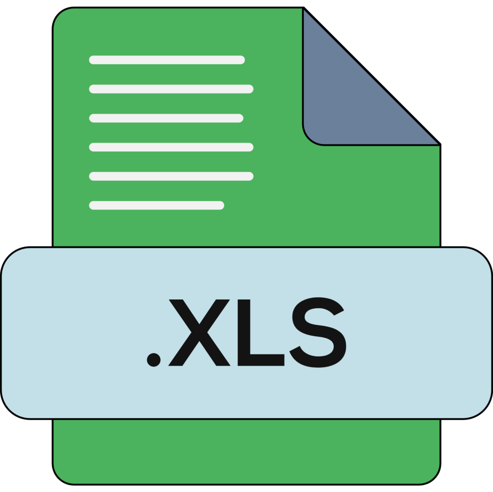 Xls File Extension Icon Malachite Fill 57326269 Png