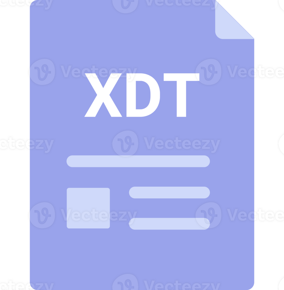 Modern Xdt File Icon Minimal Outline With Symbols 57326669 Png