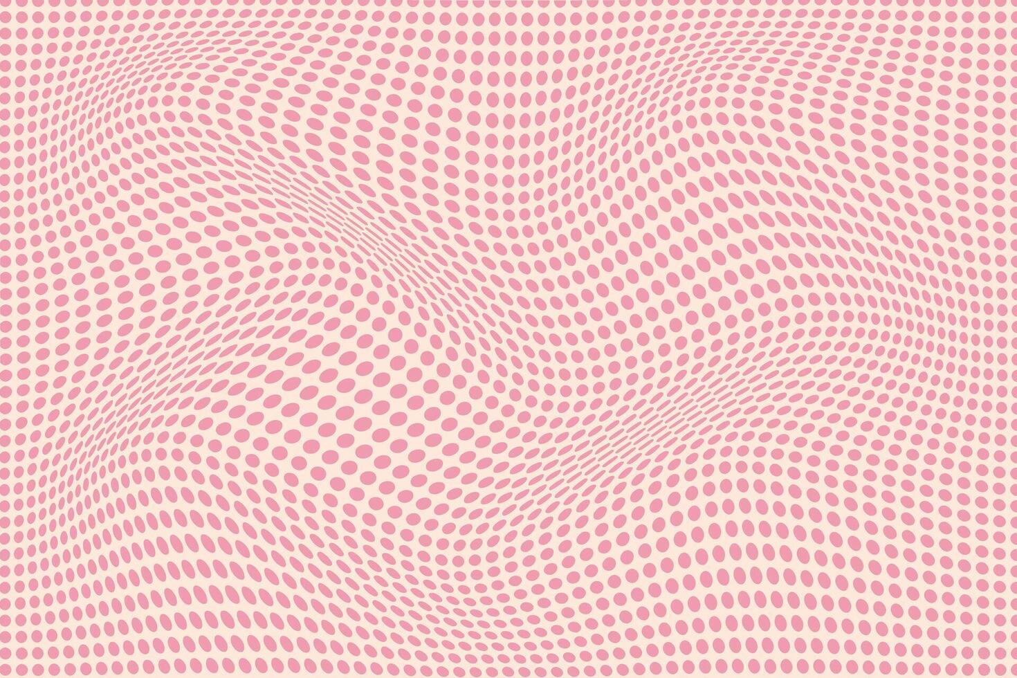 simple abstract light pink color polka dot wavy distort pattern on ...