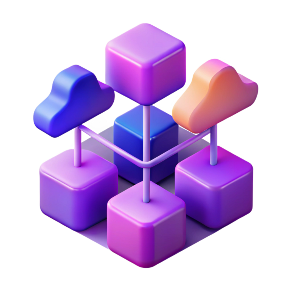 Magnificent Abstract Abstract Data Flow Visualization With Purple