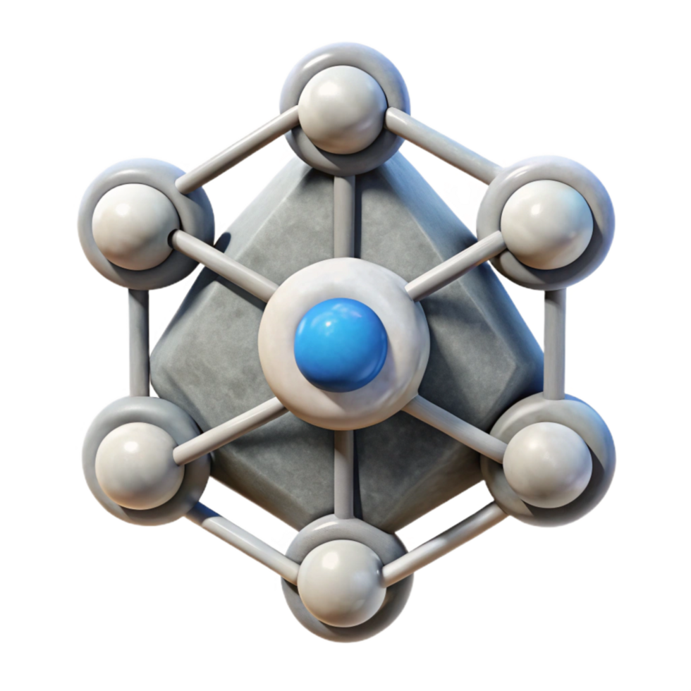 Magnificent Creative Abstract Network Icon With Connected Devices