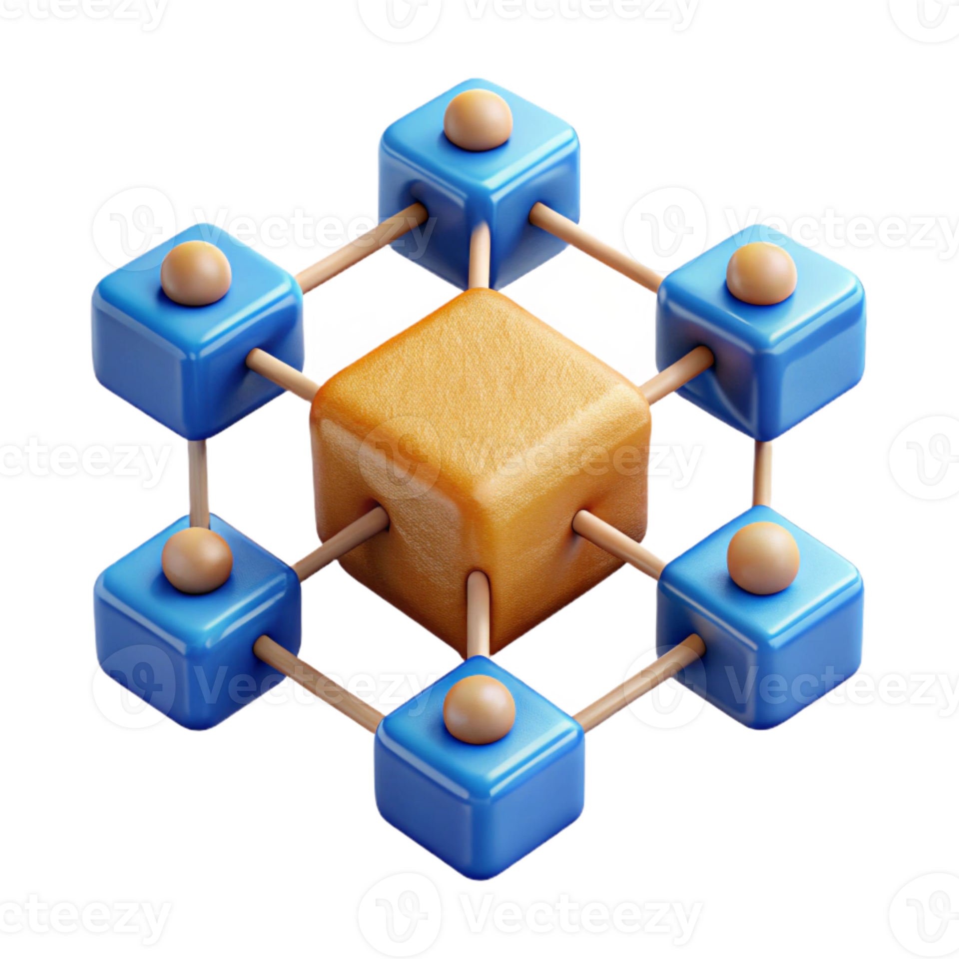 stunning classic Blockchain Network Diagram with Nodes and Connections ...