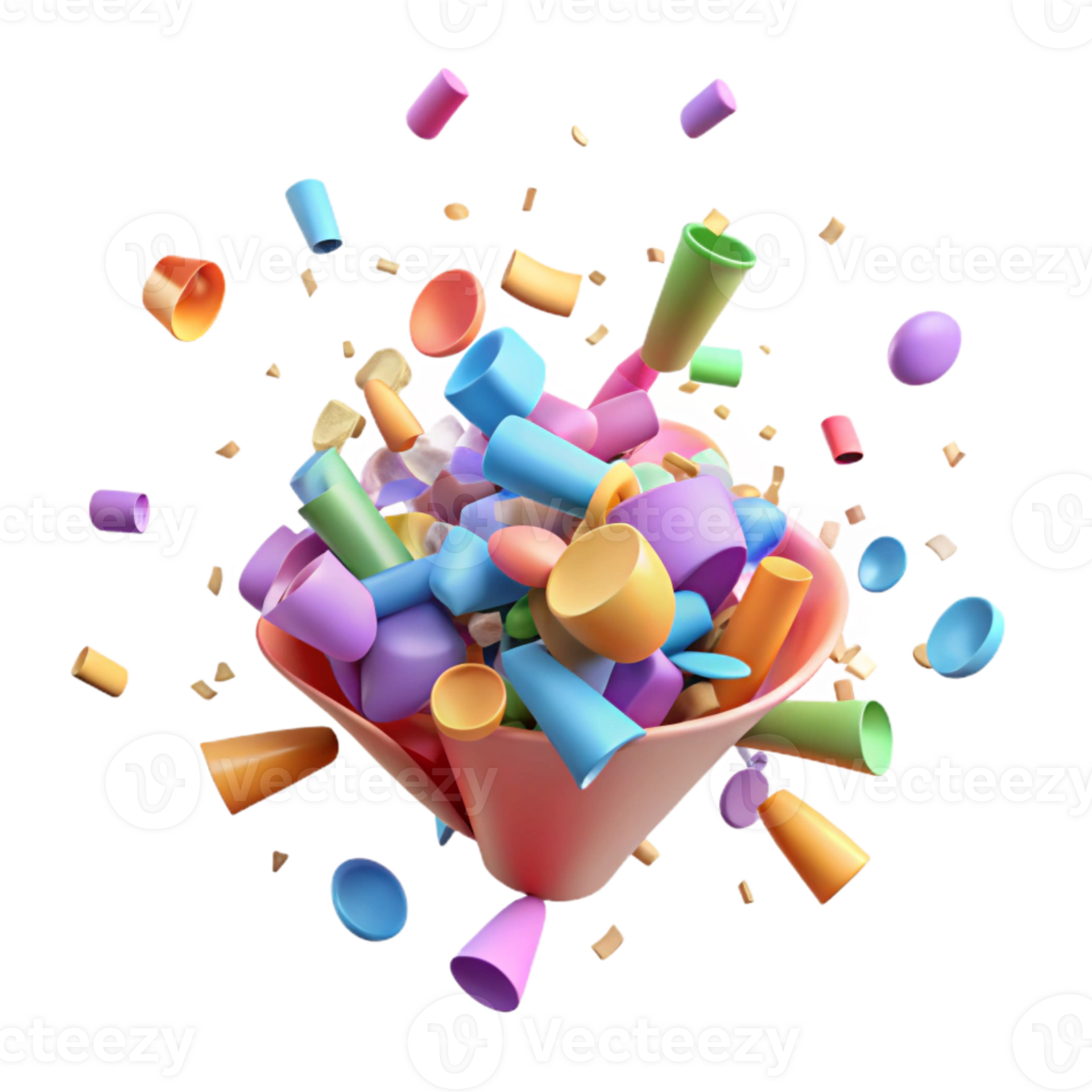 serene contemporary Confetti Explosion Transparent Background Colorful premium 57409081 PNG