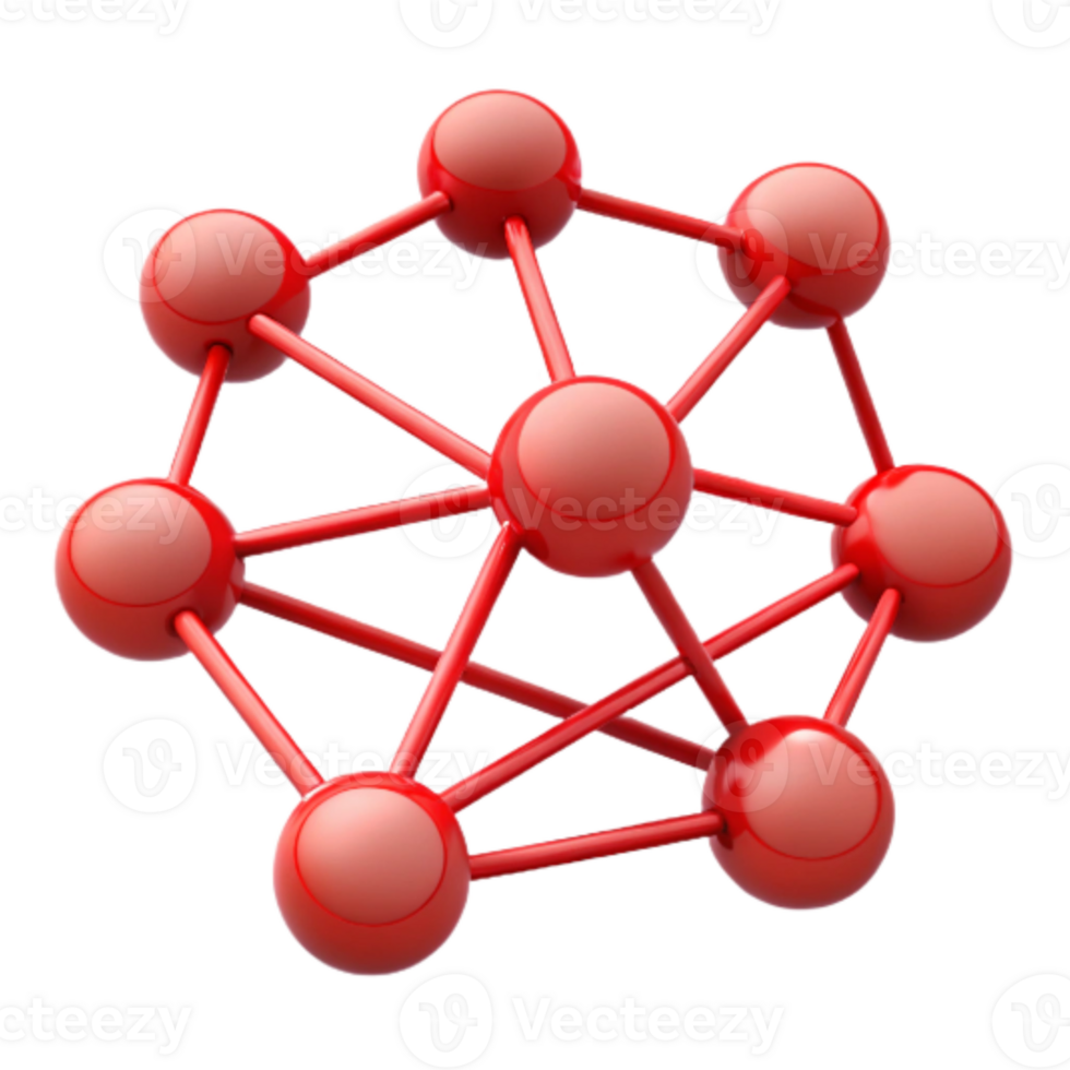 serene creative Connected Network Nodes Red Lines Isolated original ... serene creative Connected Network Nodes Red Lines Isolated original ...