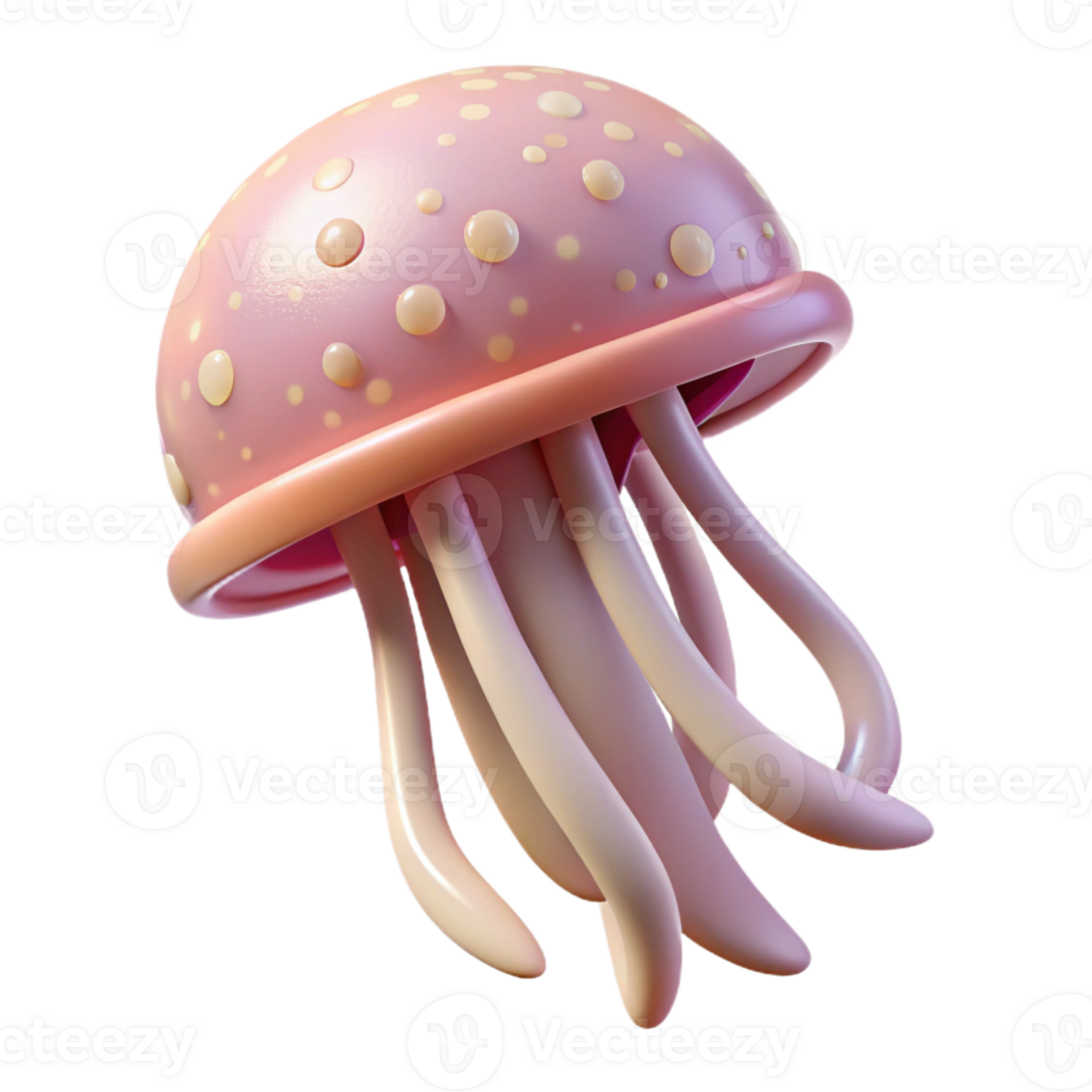vibrant minimalist Jellyfish Cutout Isolated with Translucent Bell ... vibrant minimalist Jellyfish Cutout Isolated with Translucent Bell ...