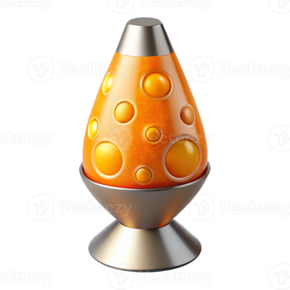 magnificent rustic Orange Lava Lamp Retro Design Transparent Background genuine 57455890 PNG