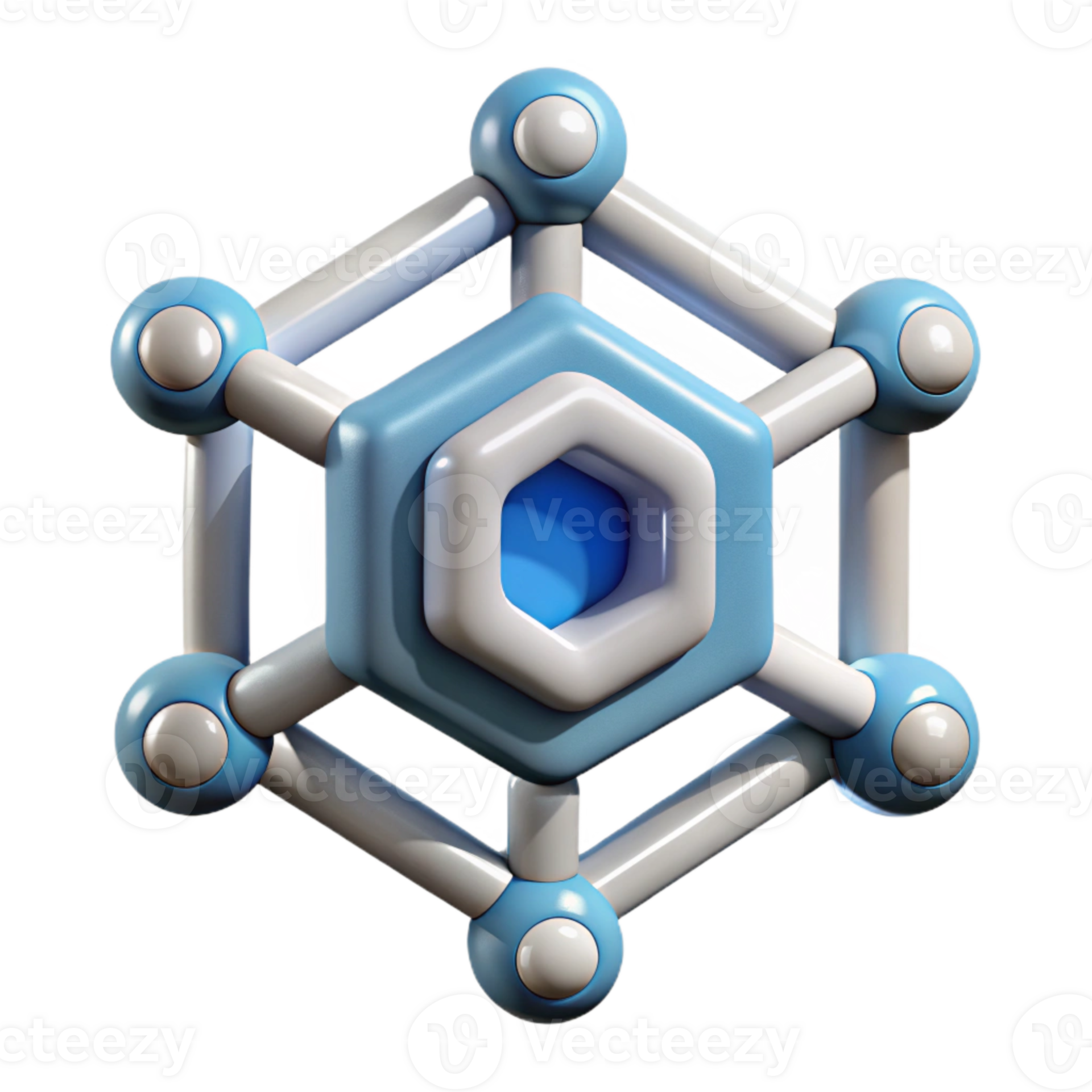 Magnificent Artistic Quantum Computing Symbol Qubit Representation Isolated Cutout Professional