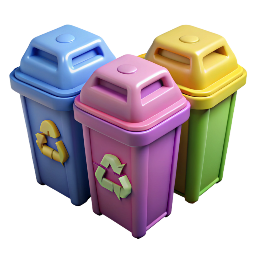 stunning abstract Recycling Bins Different Colors Isolated 57458410 PNG stunning abstract Recycling Bins Different Colors Isolated 57458410 PNG