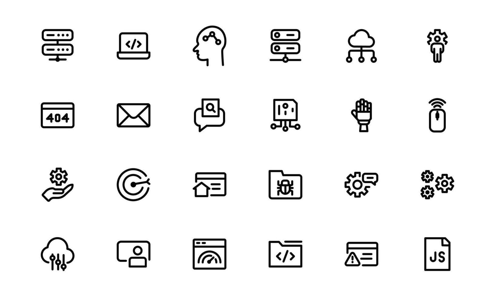 Customizable Coding And Programming Icons Set Bundle Graphics For