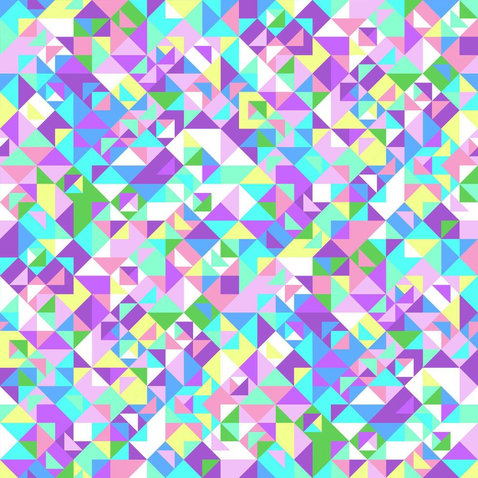 Geometrical Abstract Colorful Random Triangle Pattern Background