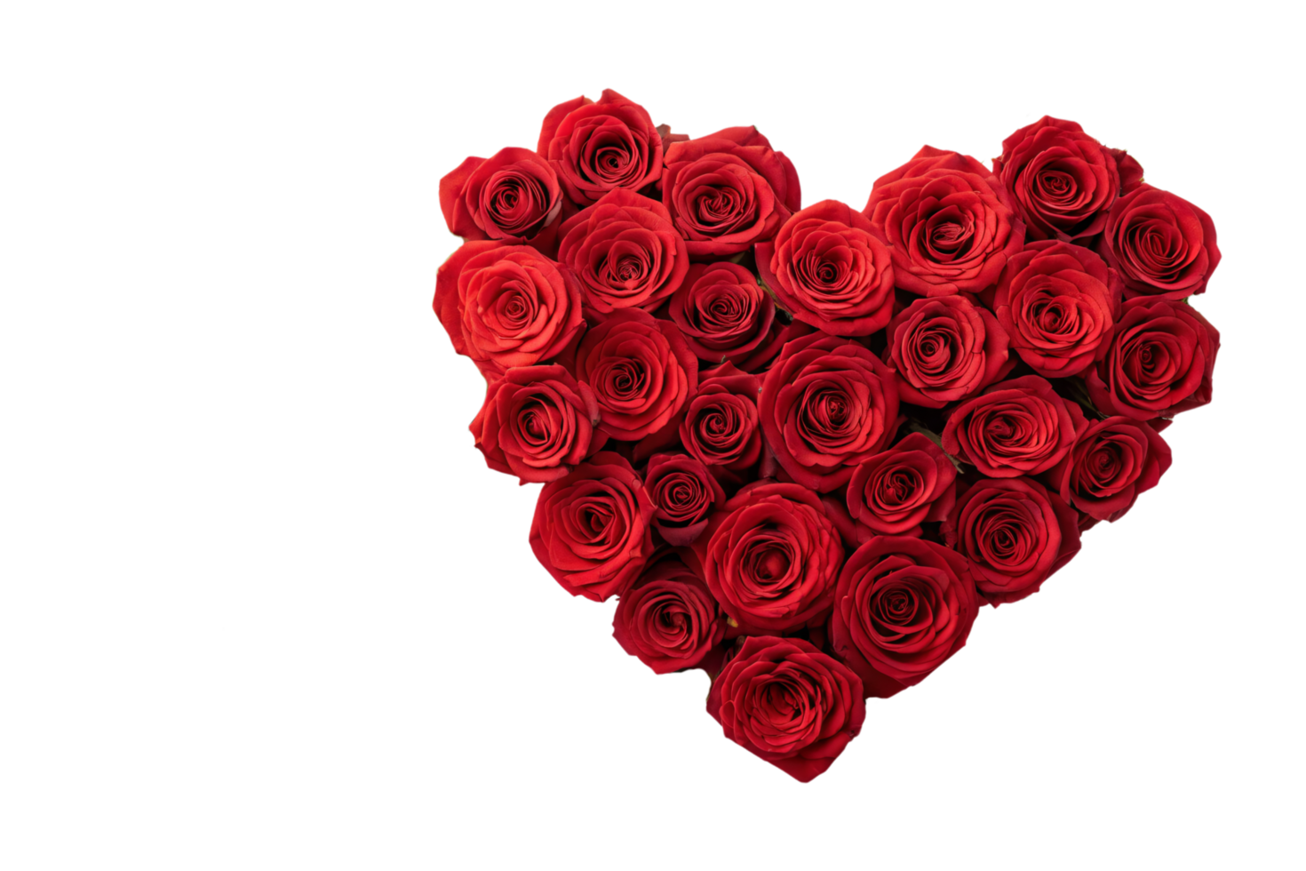 A striking red rose heart with subtle, for valentine, creating an ... A striking red rose heart with subtle, for valentine, creating an ...