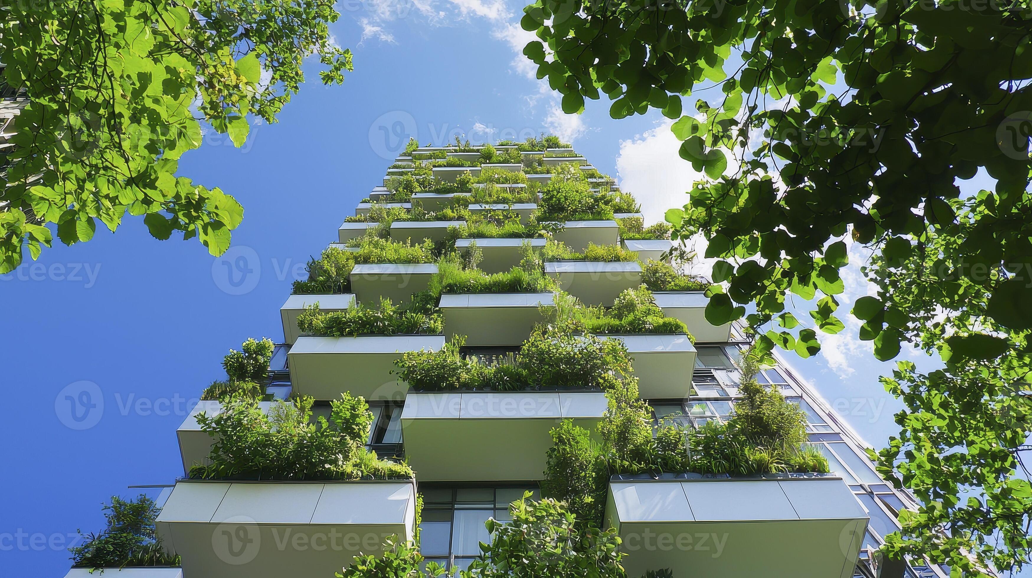 Stunning Vertical Forest Building An Architectural Marvel Where Nature Embraces Urban Design ...