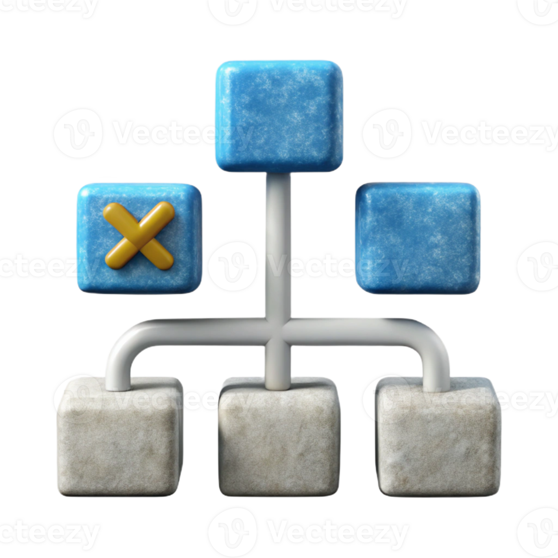 Dramatic Creative Decision Making Framework Icon Flowchart Cutout