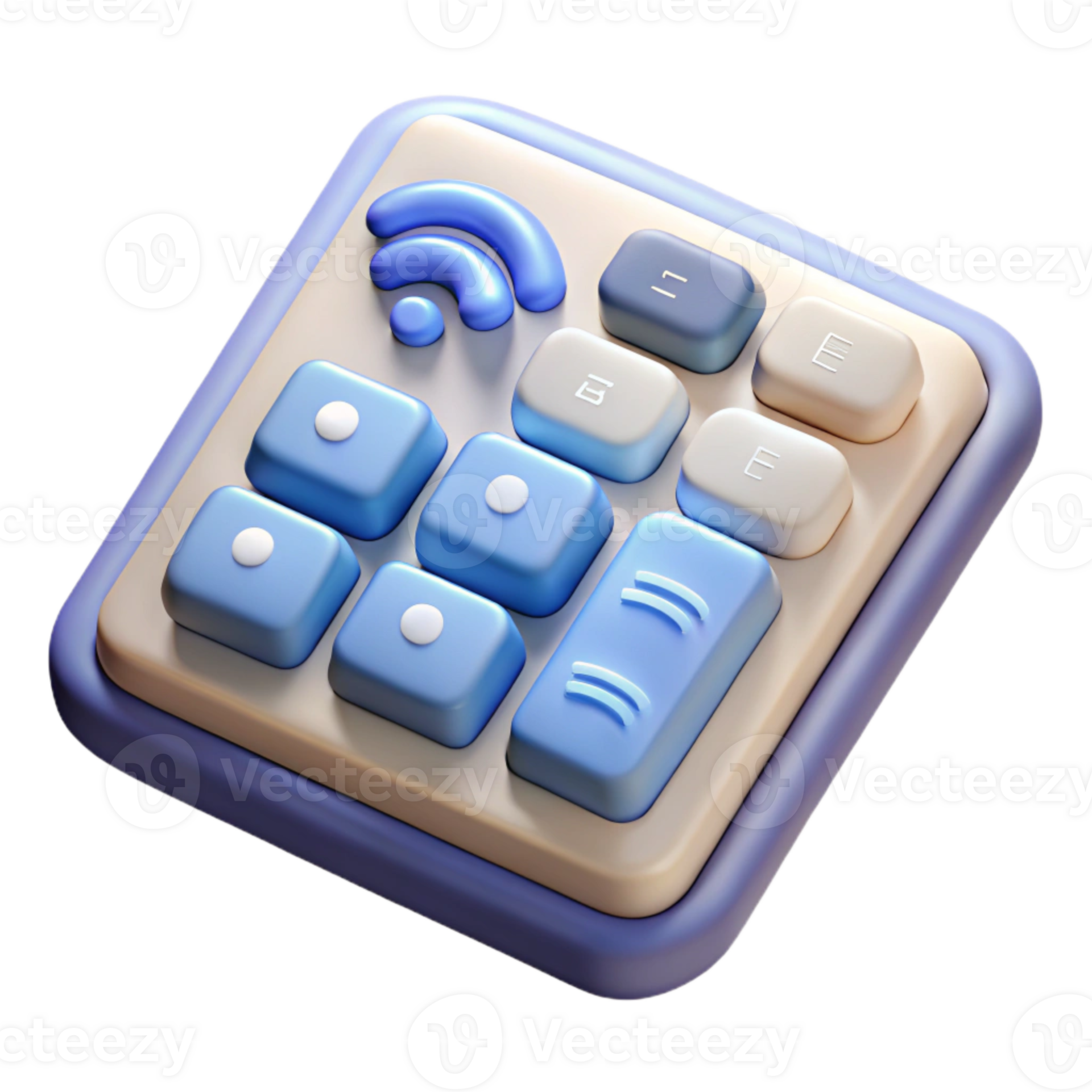 Stunning Minimalist Wireless Keyboard With Numeric Keypad Cutout 57570751 Png