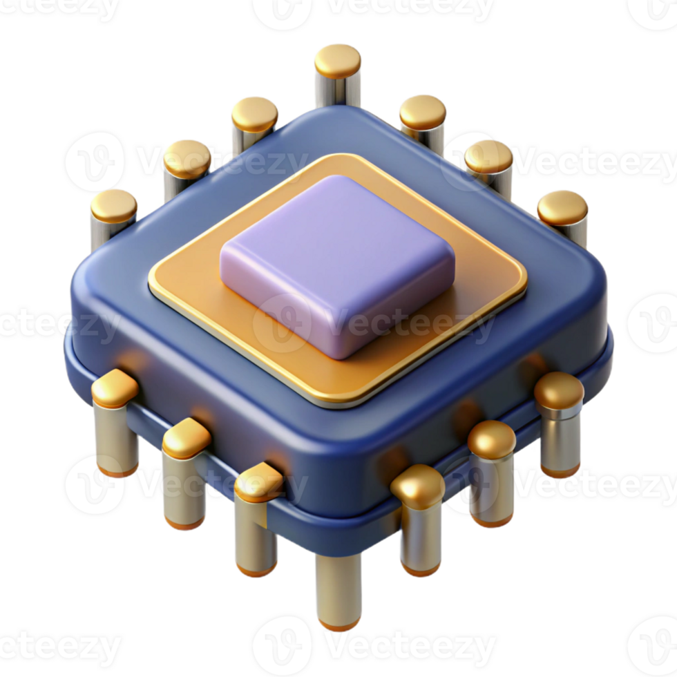 Stunning Artistic A Microscopic View Of Transistors On A Microchip