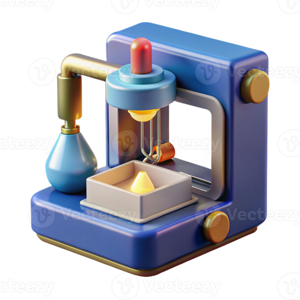 Magnificent Artistic A D Printer Creating A Complex Object In Original