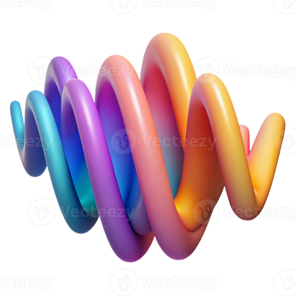 Dramatic Modern Abstract Sound Wave Visualization 4k 57581108 Png