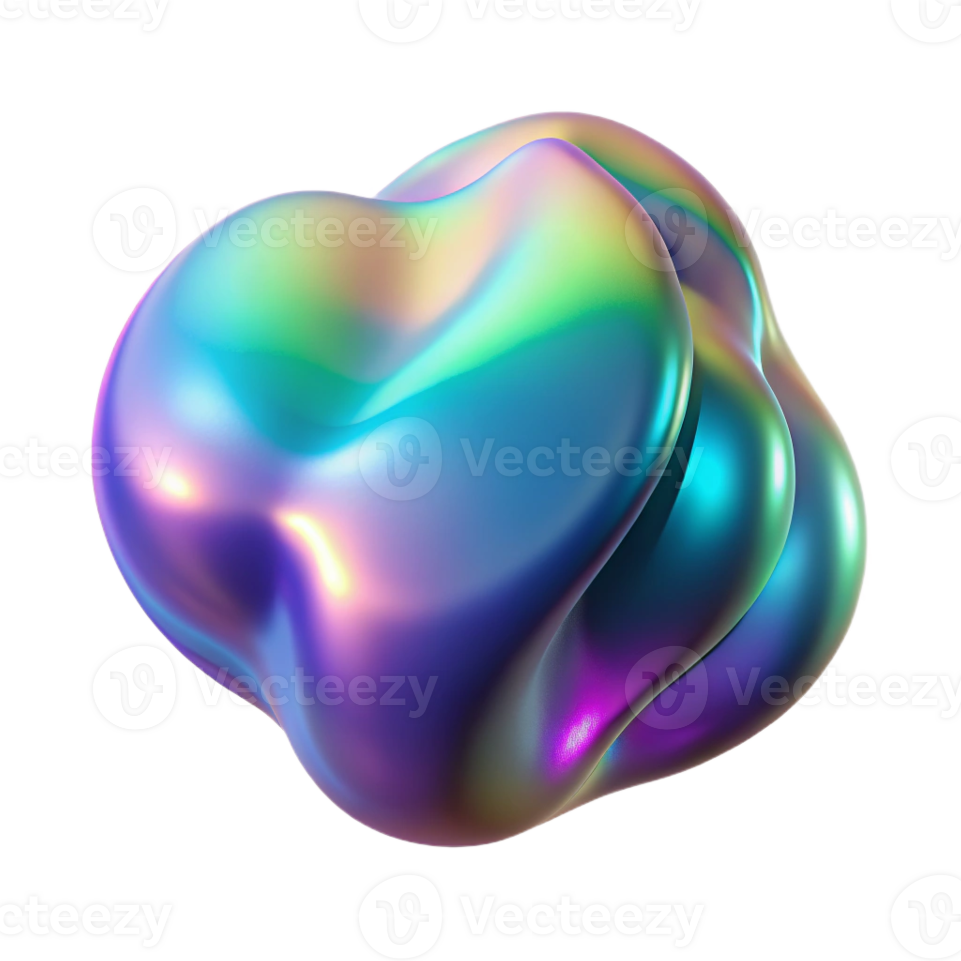 Magnificent Creative An Amorphous Blob Of Iridescent Colors W Exclusive 57583400 Png