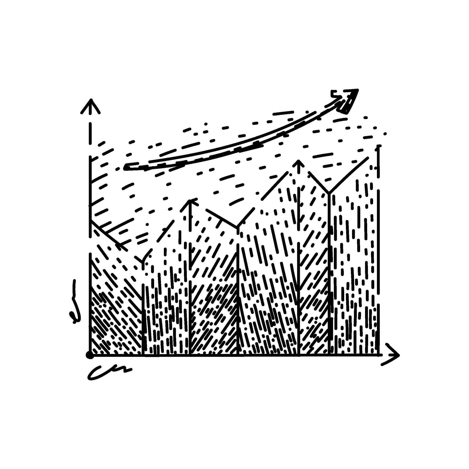 diagram graph sketch drawn item 57608601 Vector Art at Vecteezy