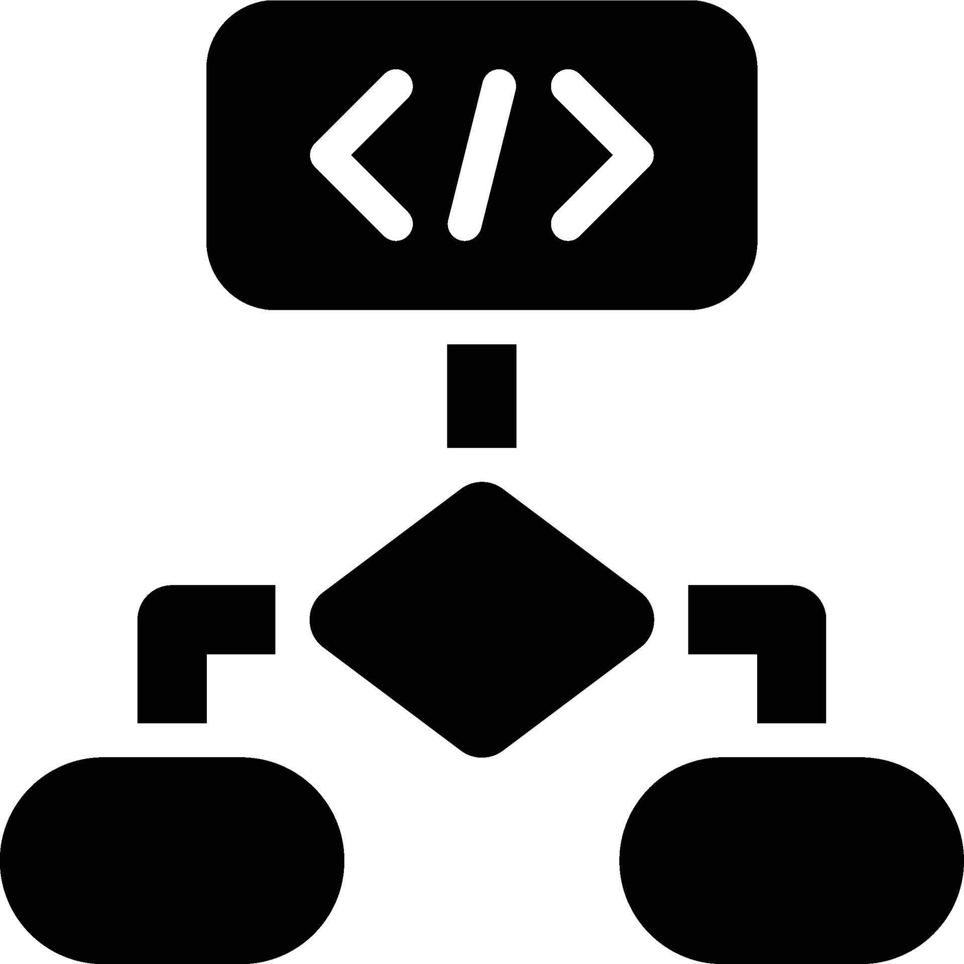 Algorithm, Procedure, Flow Chart Glyph Solid Icon 57634577 Vector Art at Vecteezy