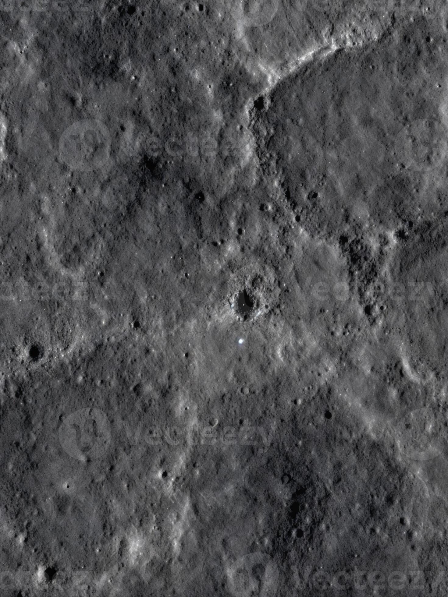 Closeup of the surface of the moon. Texture, background. Lunar Surface ...