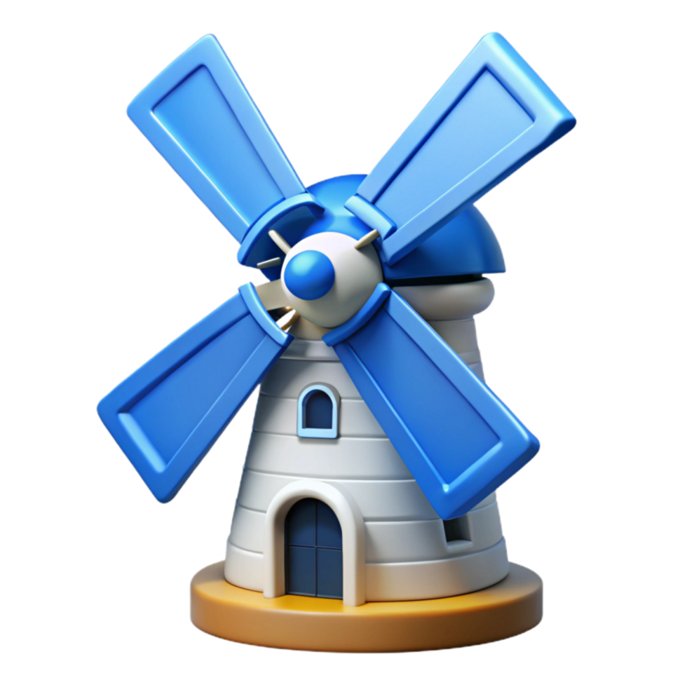magnificent classic Modern Windmill Cutout with Blue Sky Background ... magnificent classic Modern Windmill Cutout with Blue Sky Background ...