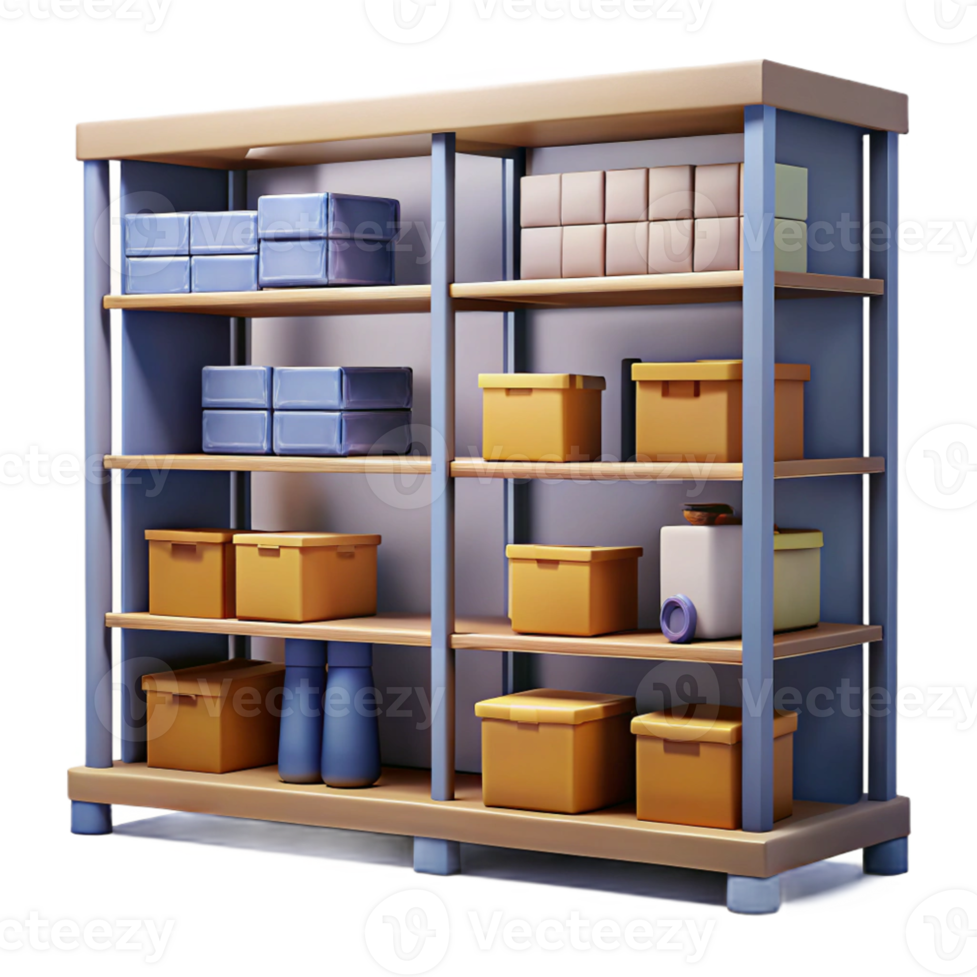 dramatic traditional Museum Storage Room Organized Shelves Transparent ...