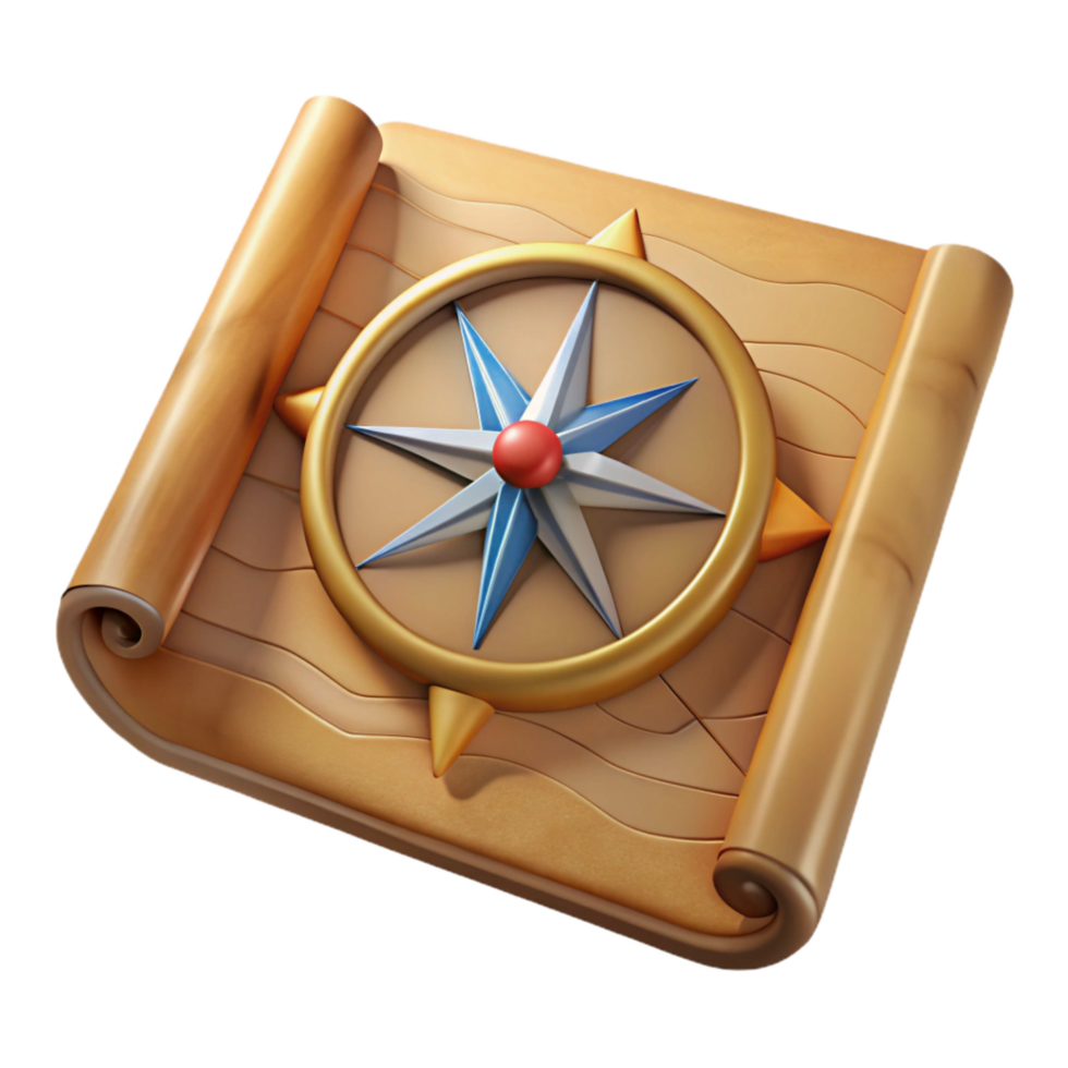 Magnificent Creative Old Map Compass Rose Detail Cutout 57661766 Png