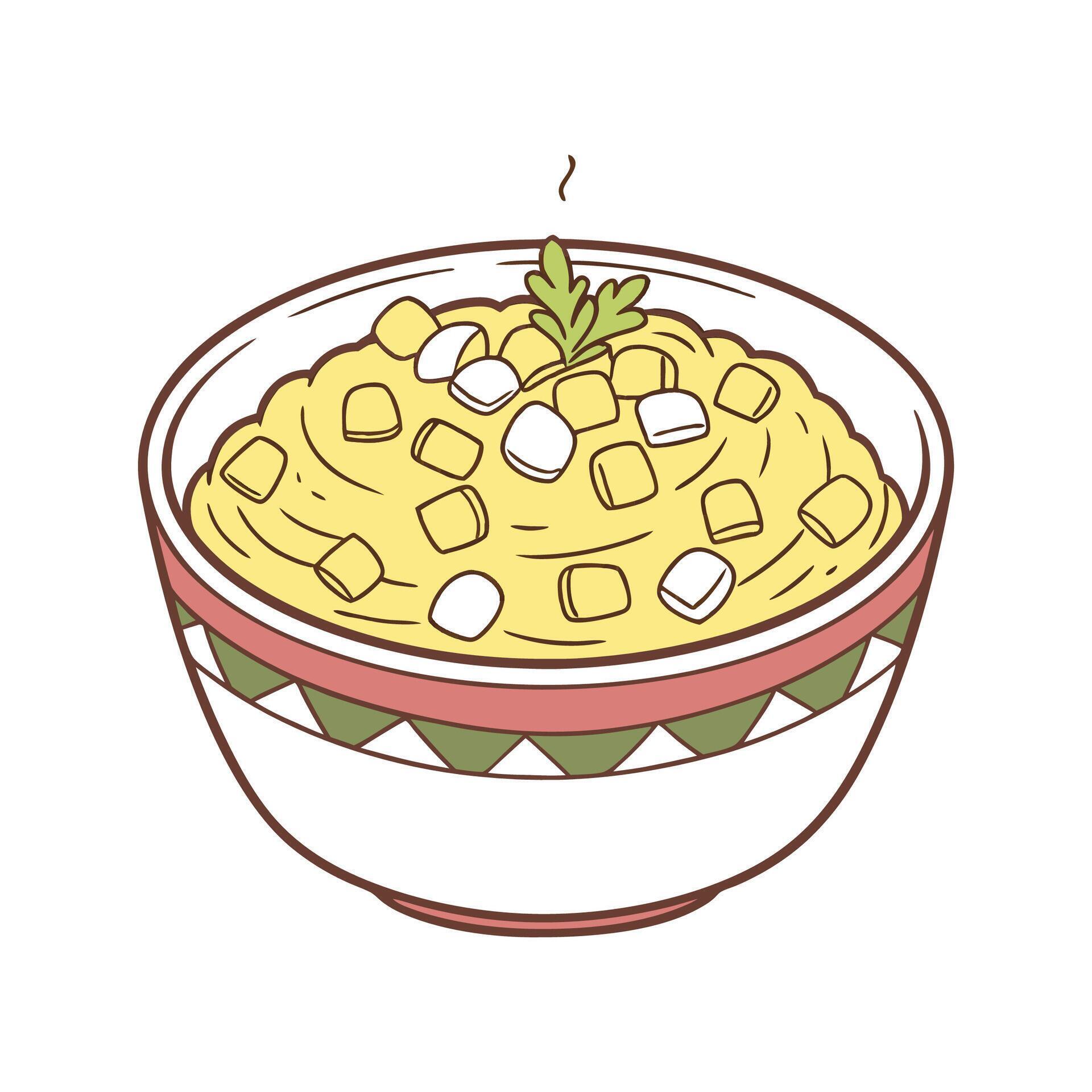 Wholesome Turnip Sweet Corn Mash Illustration 57693903 Vector Art at Vecteezy