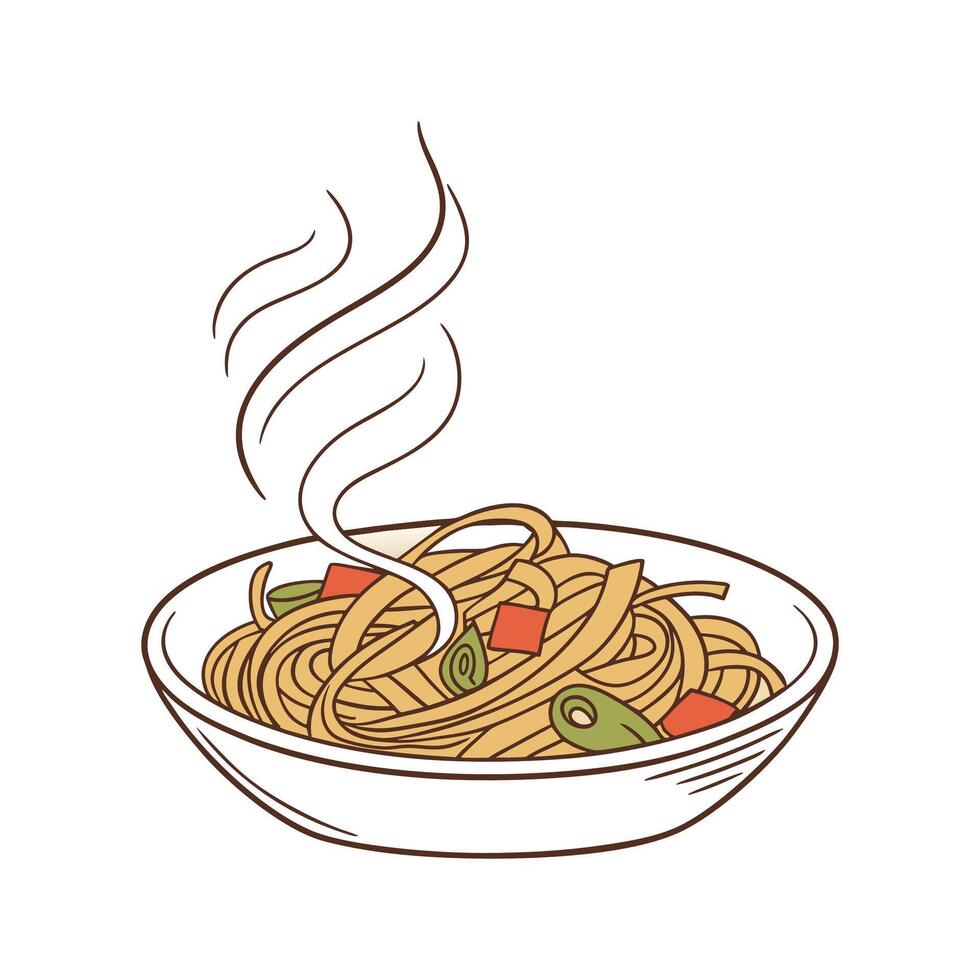 Wholesome Whole Wheat Pasta Mash Illustration 57693955 Vector Art at Vecteezy