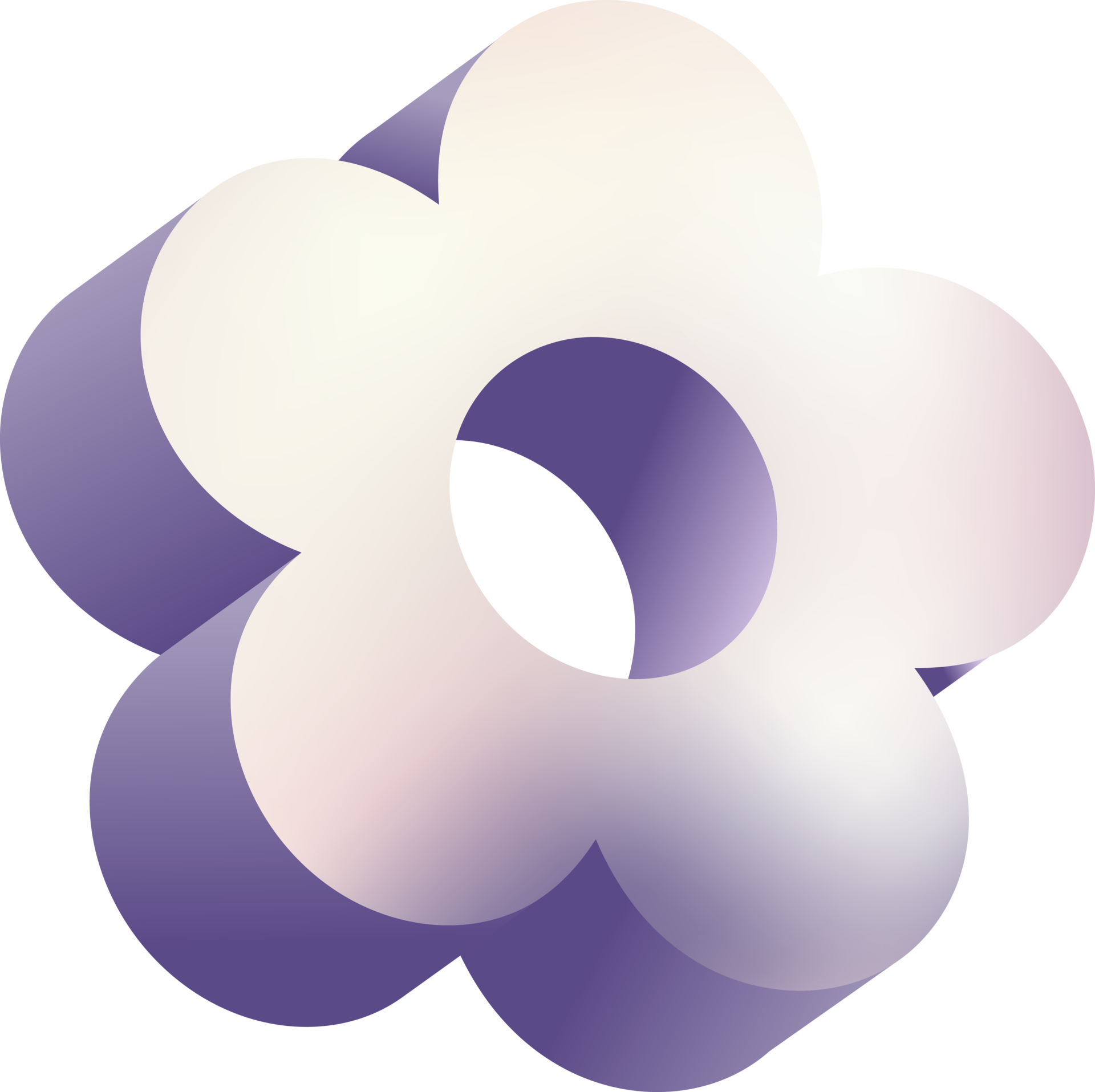 Cute Flower Geometric Abstract 3d Shapes Icons Set Silver Metallic Color 57744360 Png