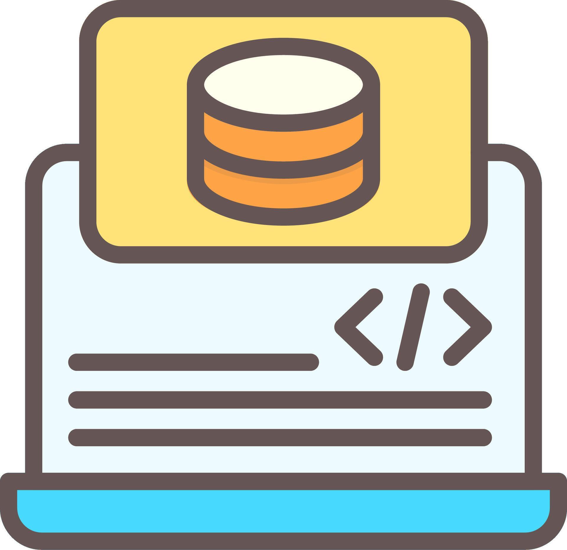 Backend Development Filled Element Style 57747754 Vector Art at Vecteezy