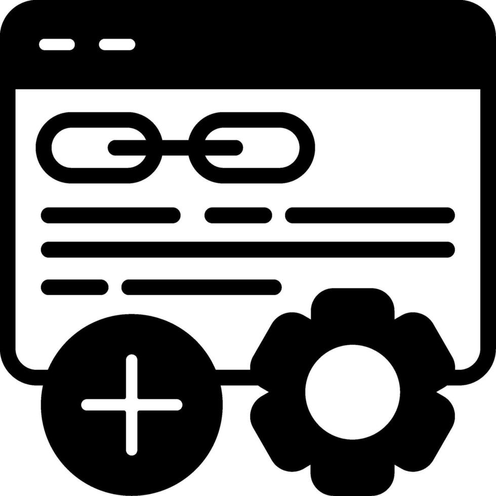 Link Building Solid Element Style 57748242 Vector Art at Vecteezy