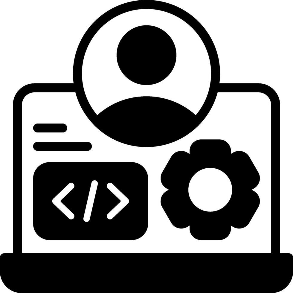 Developer Solid Element Style 57748321 Vector Art at Vecteezy