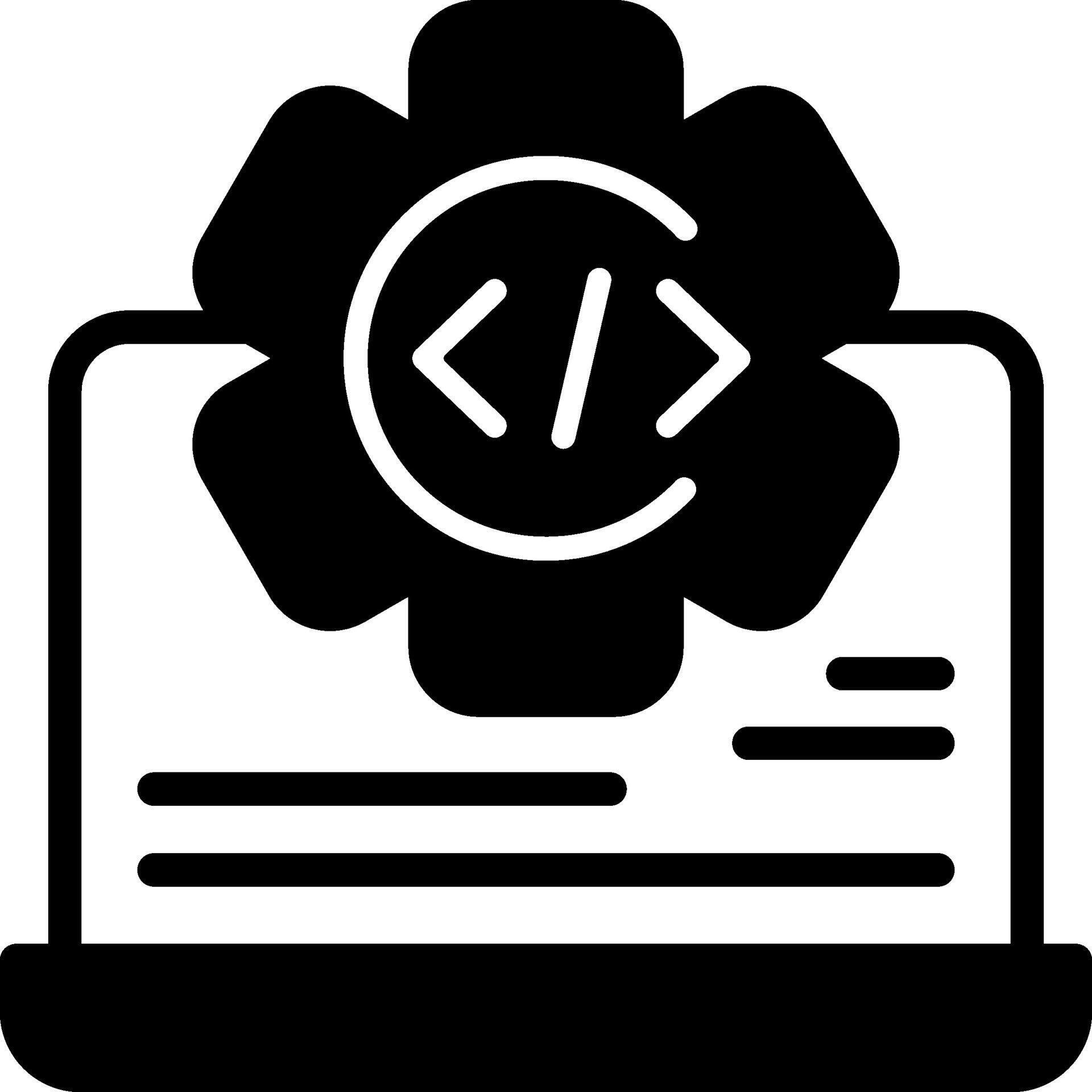 Code Deployment Solid Element Style 57748347 Vector Art At Vecteezy