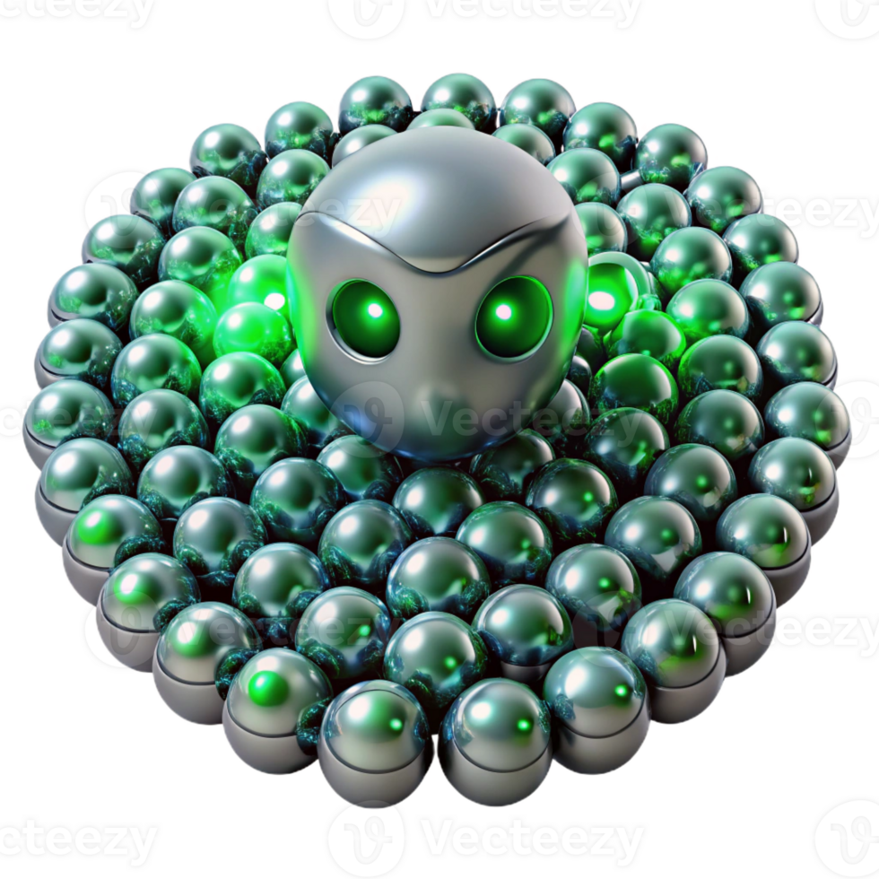 Magnificent Abstract A Swarm Of Nanobots Forming The Shape Of Genuine