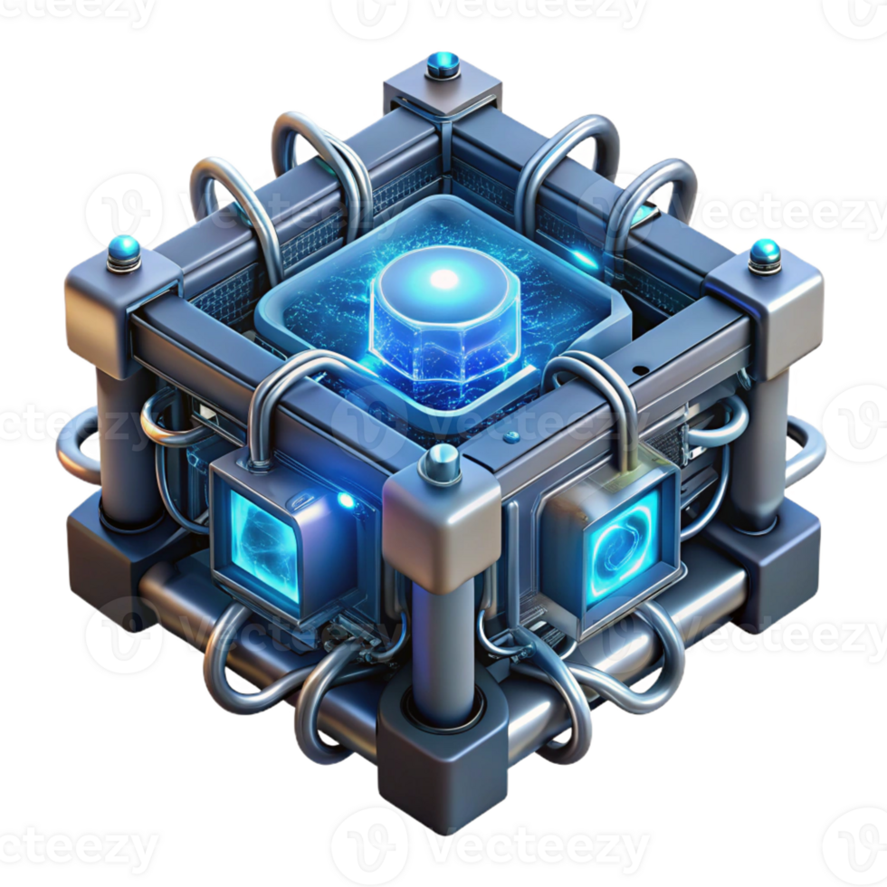 wonderful rustic A Quantum Computer Core Glowing with In high resolution 57758240 PNG