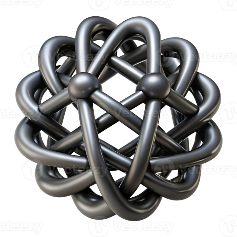 Magnificent Minimalist A Complex Network Of Intersecting Lines An Authentic 57761791 Png