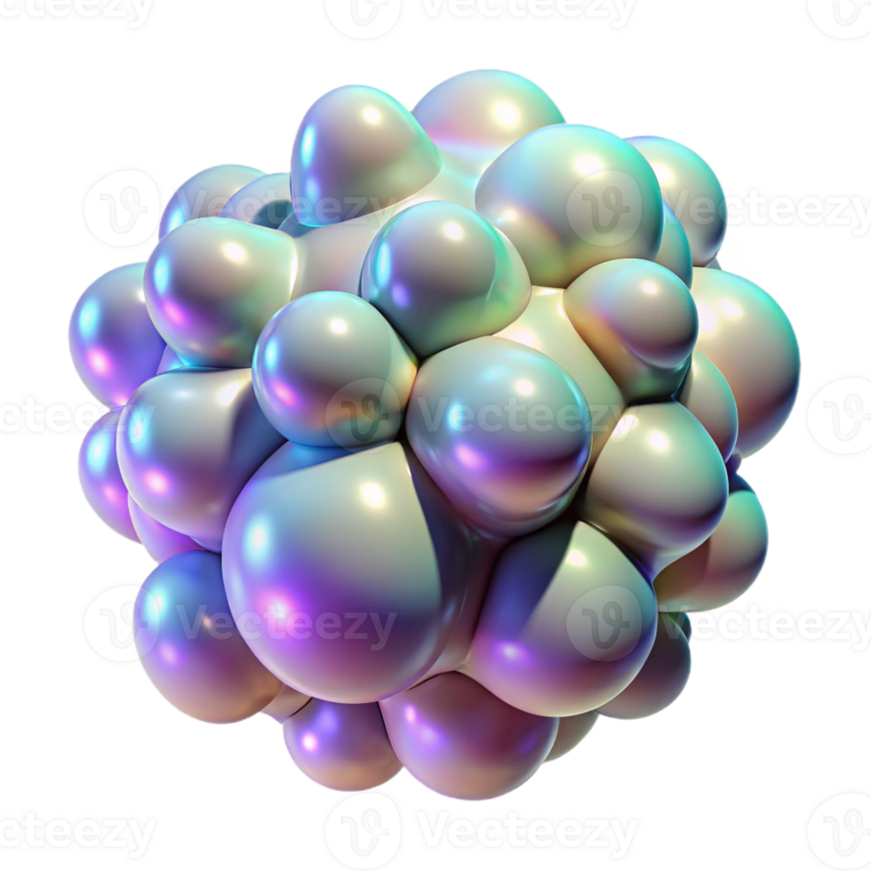 magnificent vintage A Cluster of Amorphous Blobs Morphing And exclusive 57763762 PNG