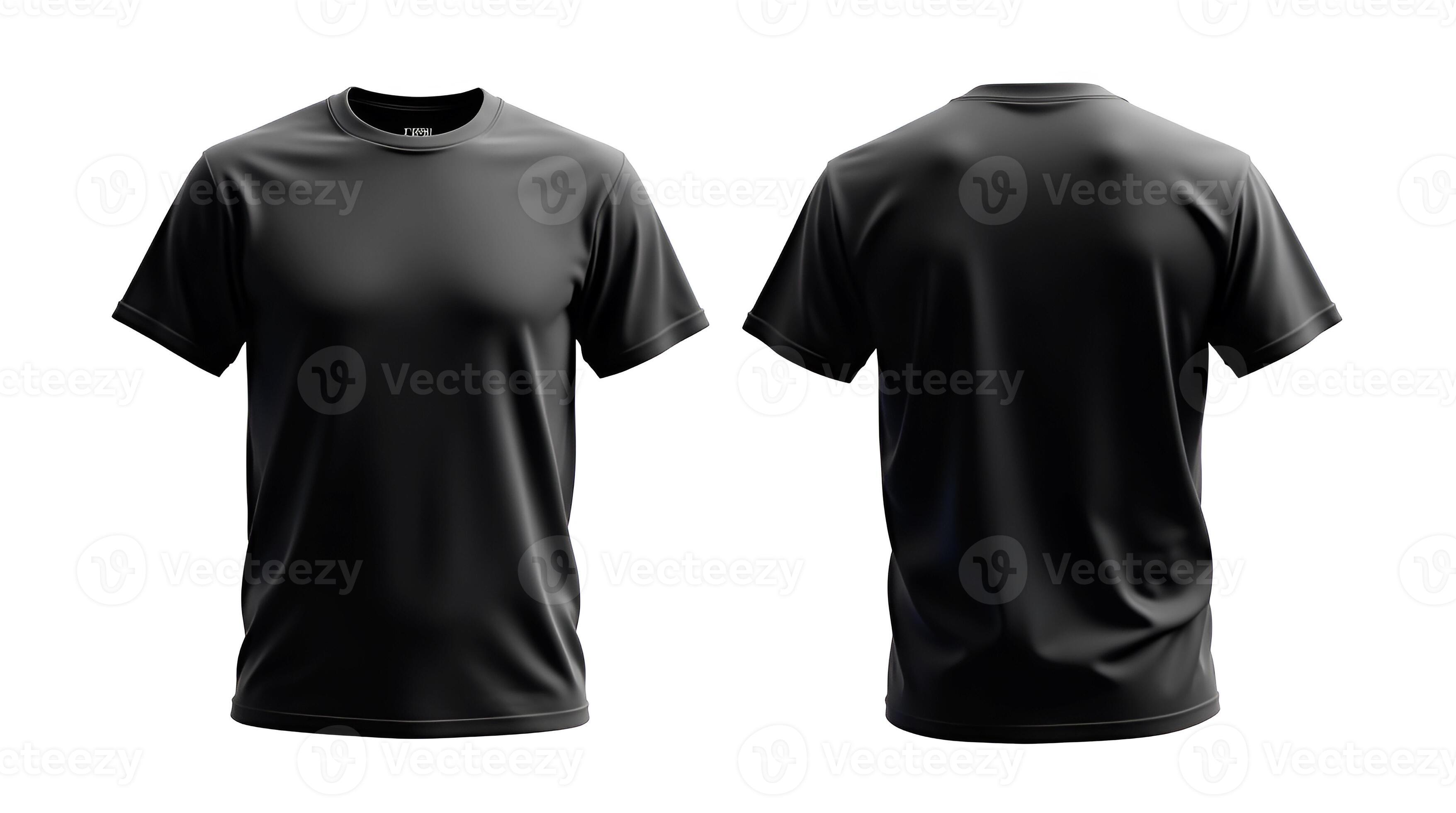 Twin Dark Gray T-Shirts Hanging Against Neutral Backdrop 57788309 Stock ...
