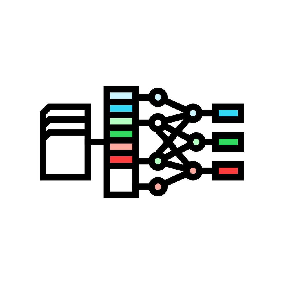 Feature Extraction Machine Learning Color Icon Illustration 57813448 Vector Art At Vecteezy