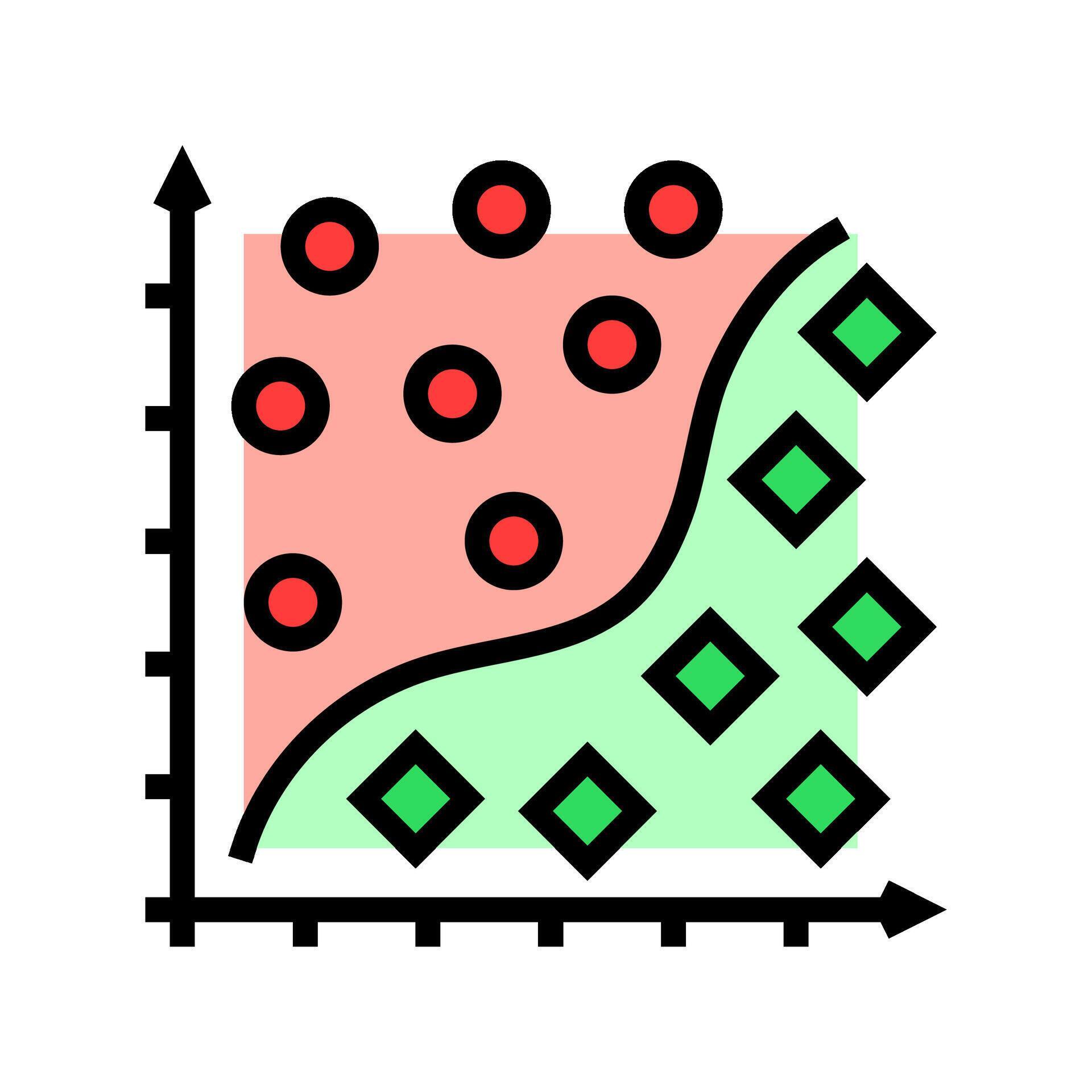 Classification Machine Learning Color Icon Illustration 57813466 Vector Art At Vecteezy