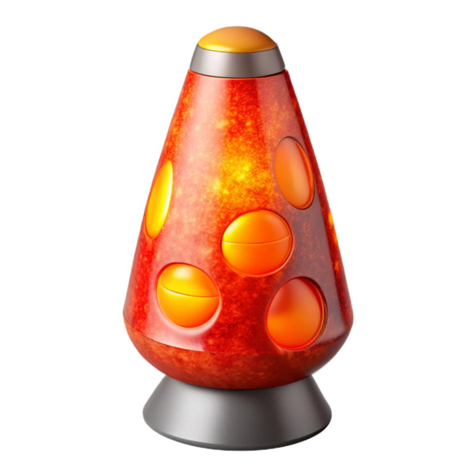 elegant artistic Red and Orange Lava Lamp Cutout Transparent Background high resolution 57855490 PNG